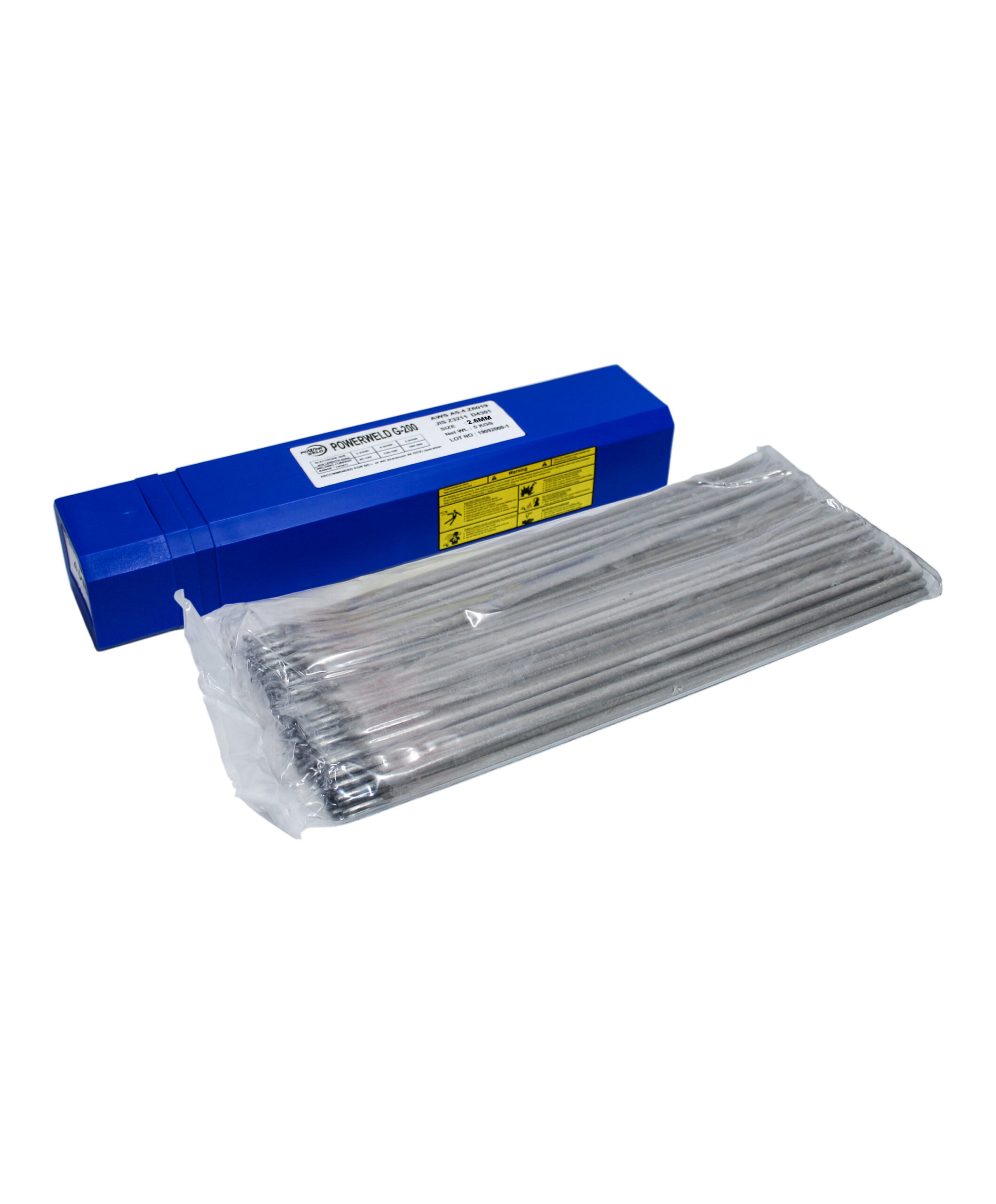 POWERWELD G-200 E6019 MMA WELDING RODS 2.6MM 5KG - Welding Plus